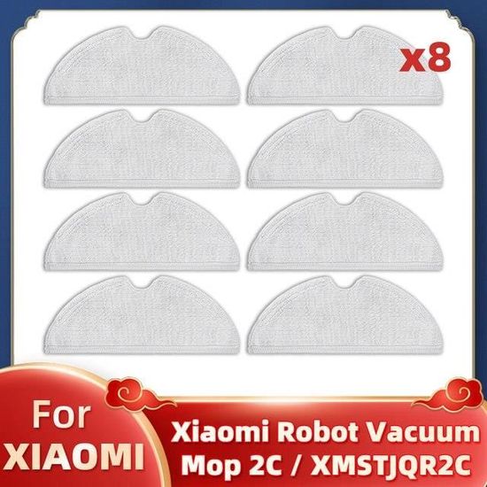 Accessoires de balayeuse,8 Mops--aspirateur Robot Mi 1C-1T-2C, pièces ...