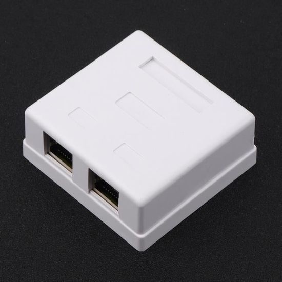 Boîte de Module Réseau de Bureau à Double Port Intégrée Cat.6 Cologne-6 ...