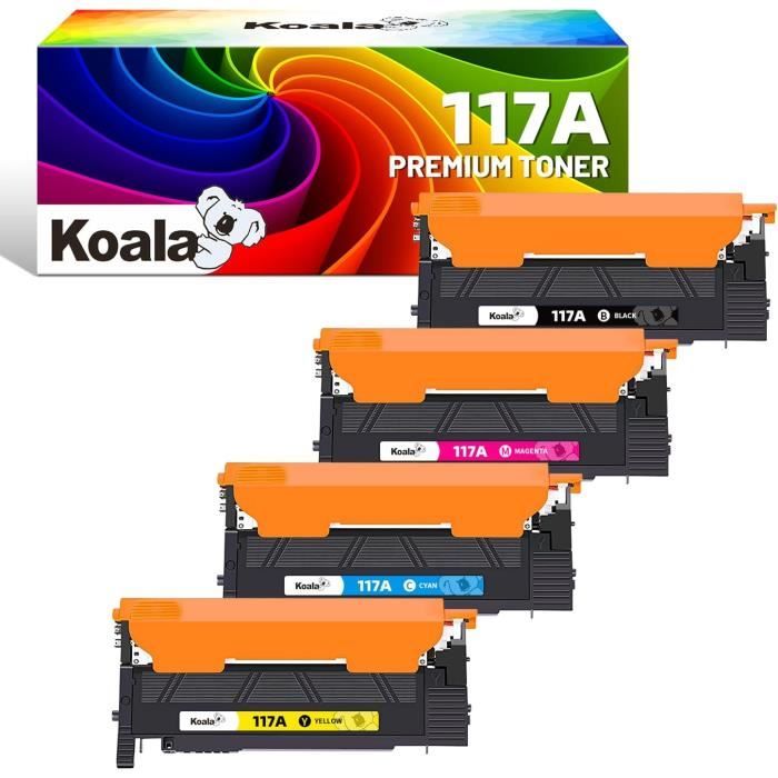 Compatible Cartouche de Remplacement pour HP 117A Set W2070A W2071A ...