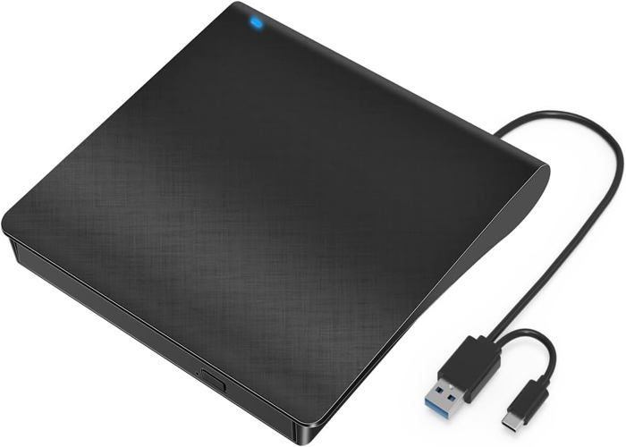 Lecteur Cd Externe, Graveur Dvd Cd Externe Usb 3.0 Et Type-C ...