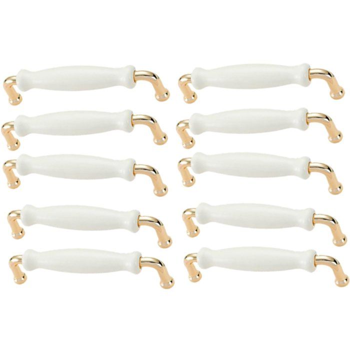 Lot de 10 poignées - 128 mm - Poignées de meubles de cuisine - Poignées ...