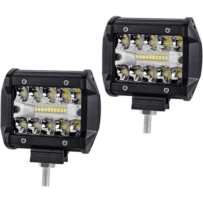 Projecteur Led Voiture Exterieur 12V-24V 4 Pouces 60W Projecteur Phare ...