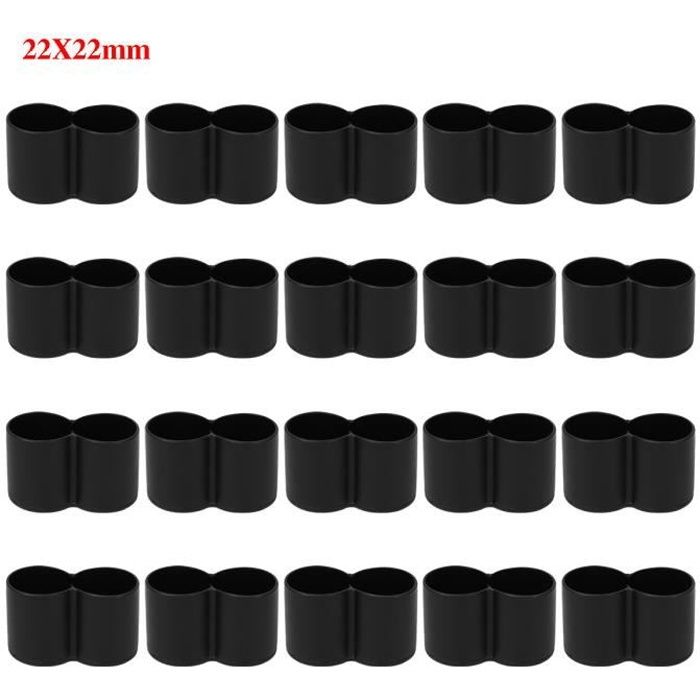20Pcs Embouts de Protection pour Pieds de Chaise, Tabouret Embout ...