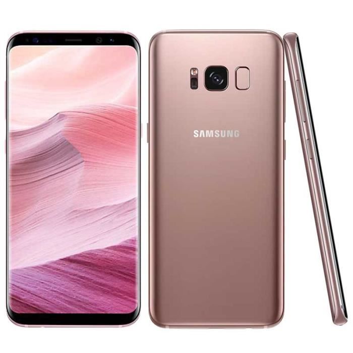 Samsung Galaxy S8 Plus 64 Go G955f Rose Cdiscount Téléphonie