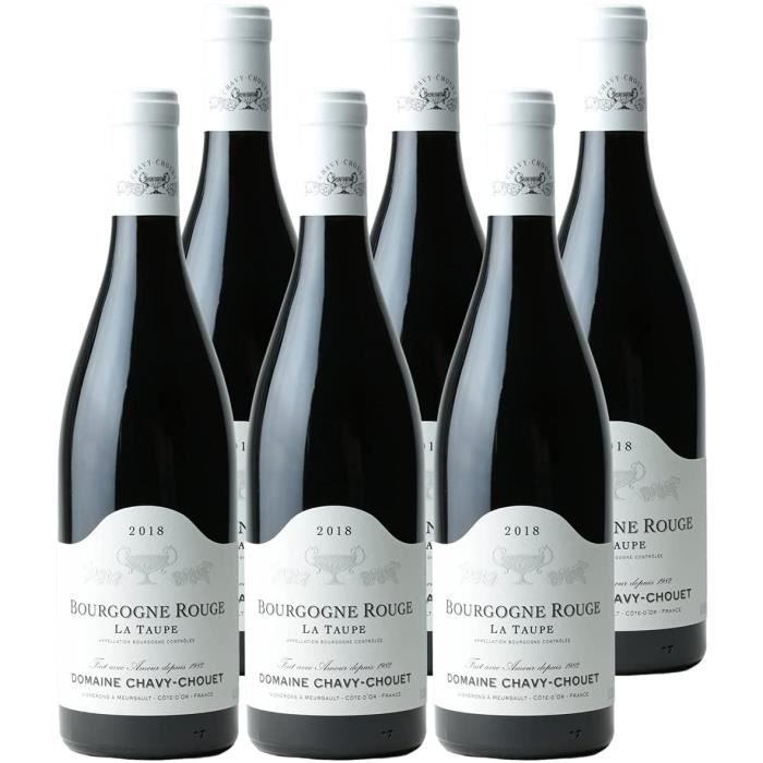 VIN ROUGE Bourgogne La Taupe Rouge 2018Vin AOC Rouge de BourgogneLot de ...