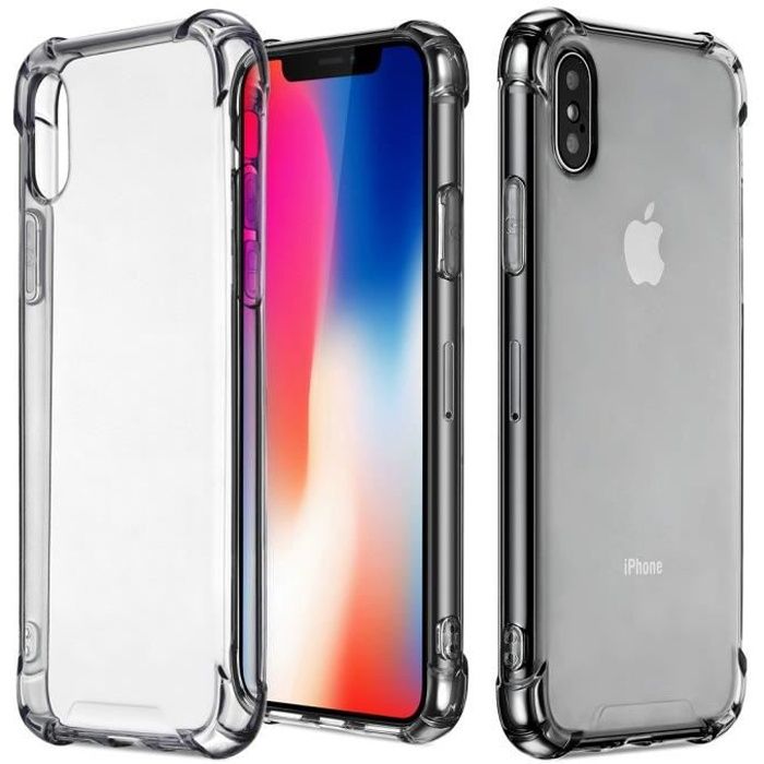 Coque iPhone XS Max Transparent Doux Souple Extrêmement Fin Housse TPU ...