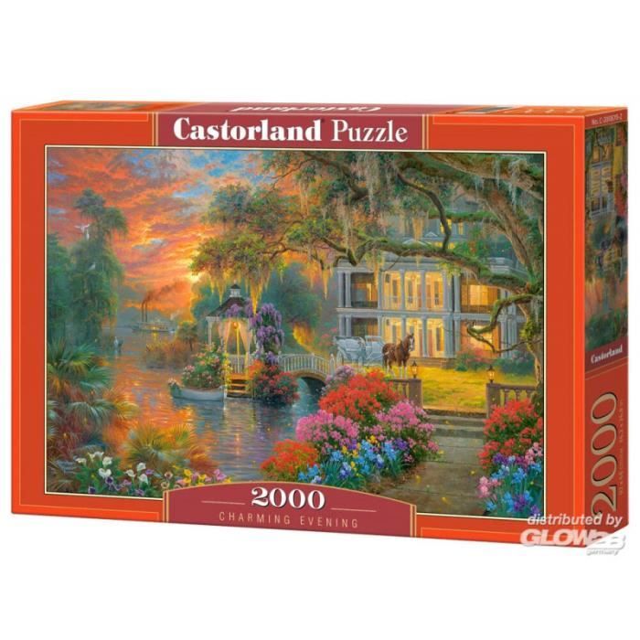 Puzzle - CASTORLAND - Charming Evening Puzzle - 2000 pièces ...