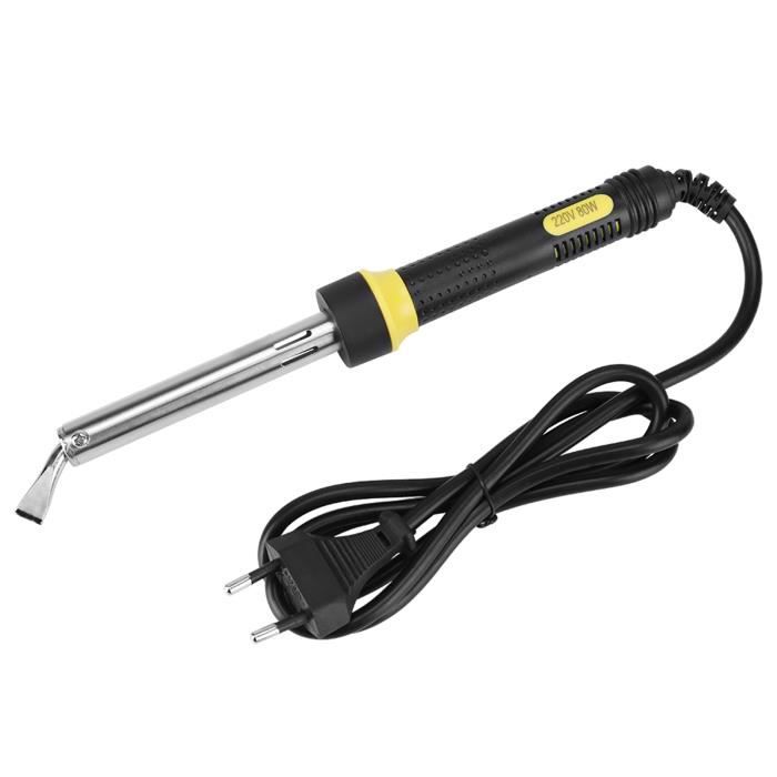 FAN-pistolet à souder Fer à souder électrique 80W, pointe incurvée ...