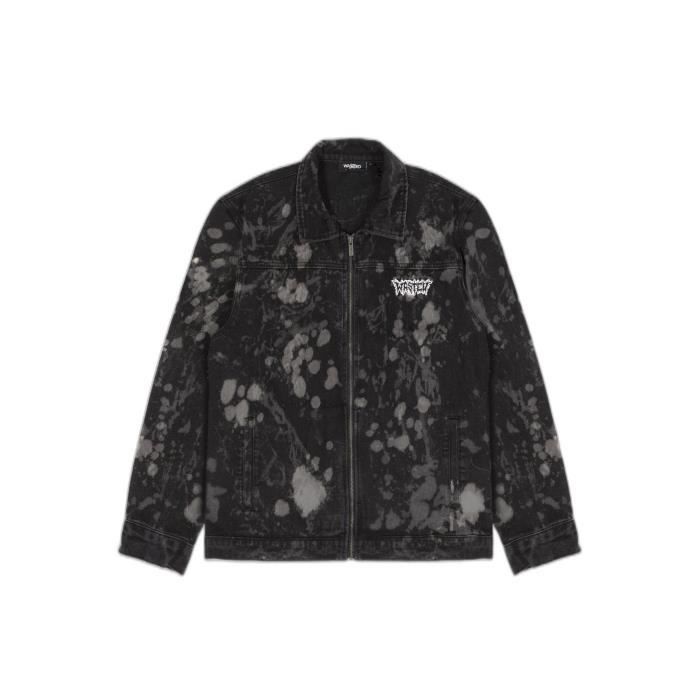 Veste Homme Wasted Paris Hammer Exit Bleach - Noir/Gris - Taille S ...