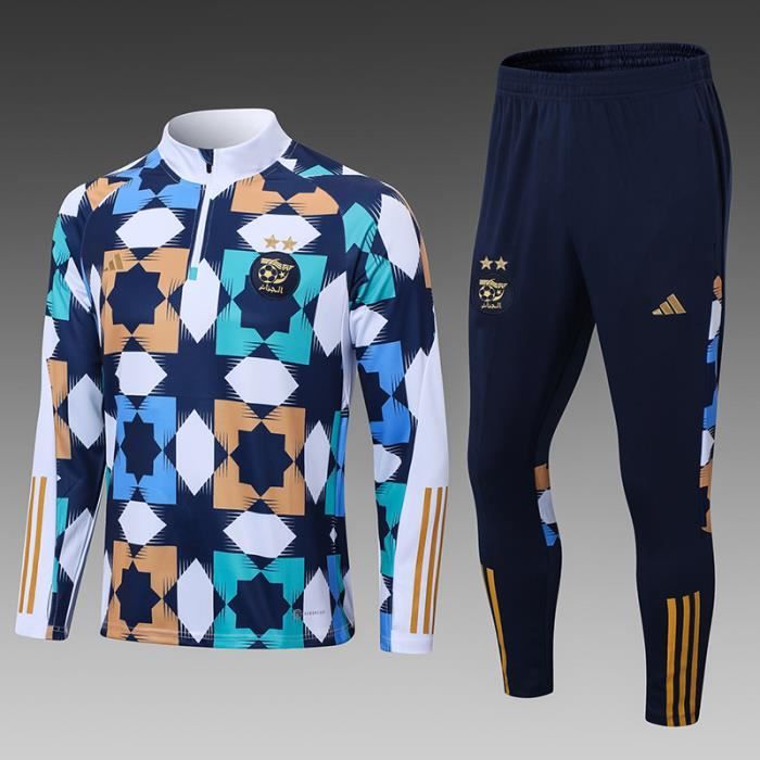 Survêtement De Foot Algérie 2 Etoiles 2022 2023 Homme Nouveau Maillot