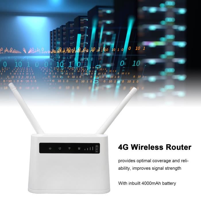 Routeur Lte Sans Fil Routeur Wifi 4G, Routeur Modem 4G Lte Débloqué ...