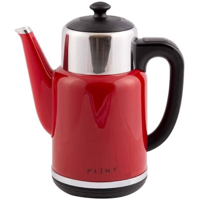 Red Kettle - 1,7 litre Capacity - Double Wall Hot Water Kettle for Thé ...
