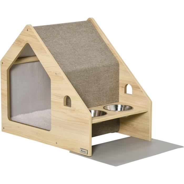 PawHut Niche à Chien et Chat Maison pour Chien et Chat d'intérieur ...