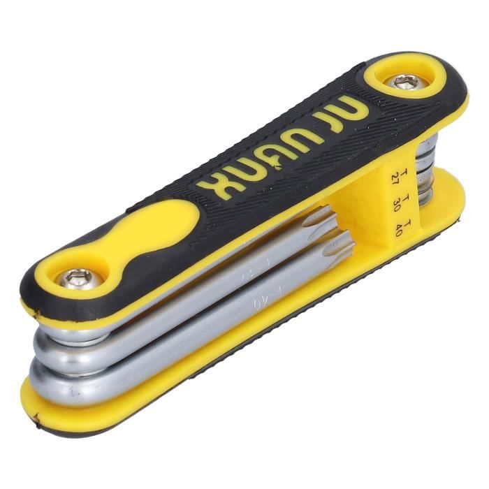 Clé étoile pliante TBEST - 8 modèles en 1 - Acier chrome vanadium ...