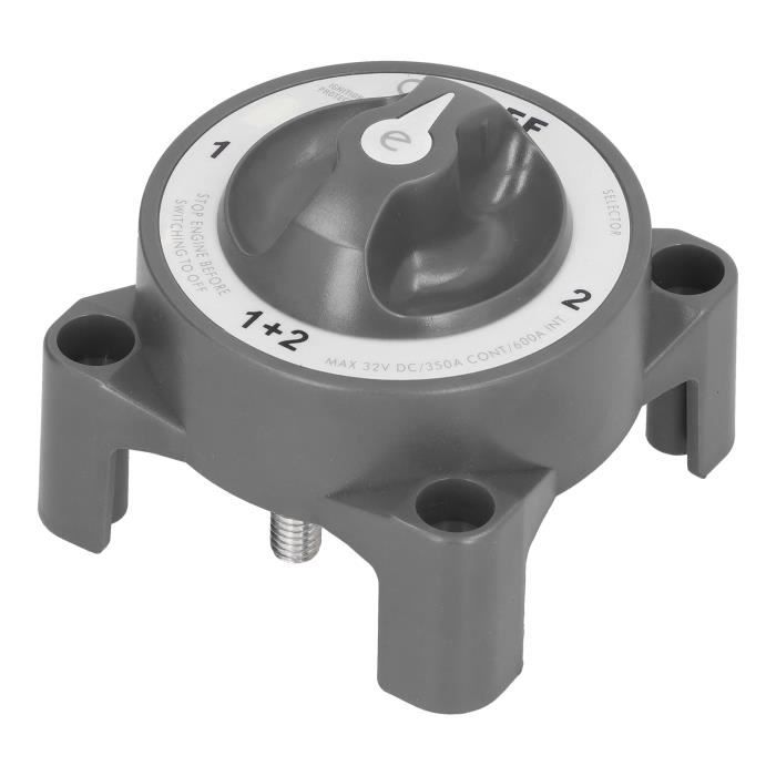 TMISHION Isolateur de batterie Interrupteur de Batterie 4 Positions ...