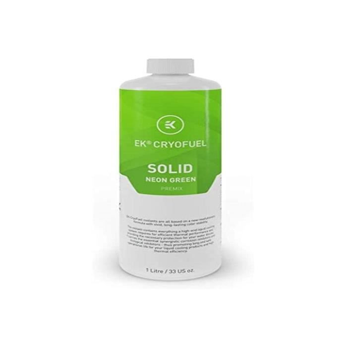 Liquide Pour Watercooling Ekwb Ek-Cryofuel Solid Premix 1L (Vert)[H2238 ...