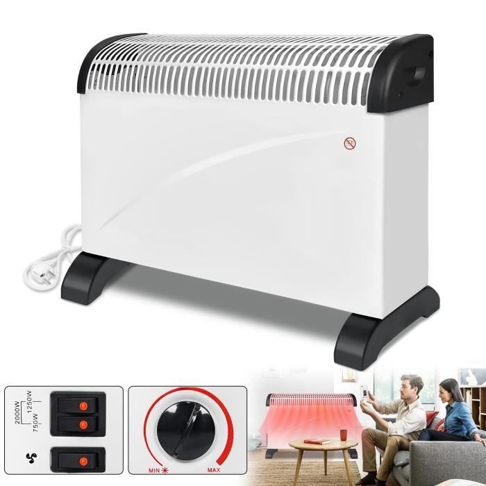 XMTECH Radiateur Électrique Convecteur électrique Radiateur d'appoint ...