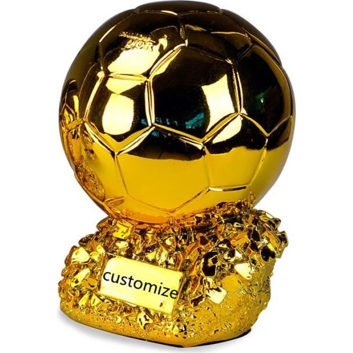OBJET DECORATIF,customize-small 15cm--Ballon'or de Football, 25cm ...
