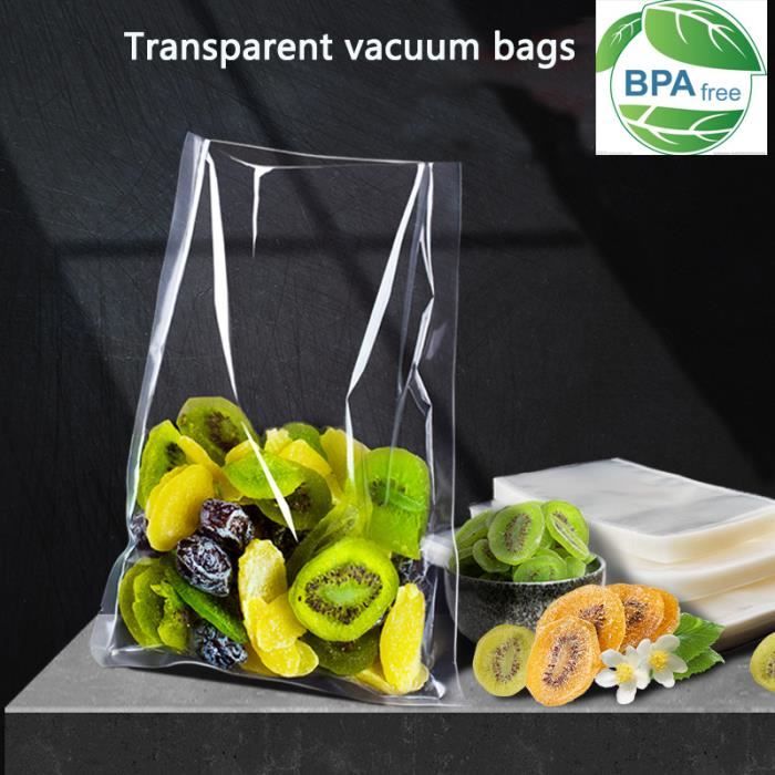 SAC ALIMENTAIRE,Transparent bags-15x20cm-100 Pcs--Sacs thermoscelleurs ...