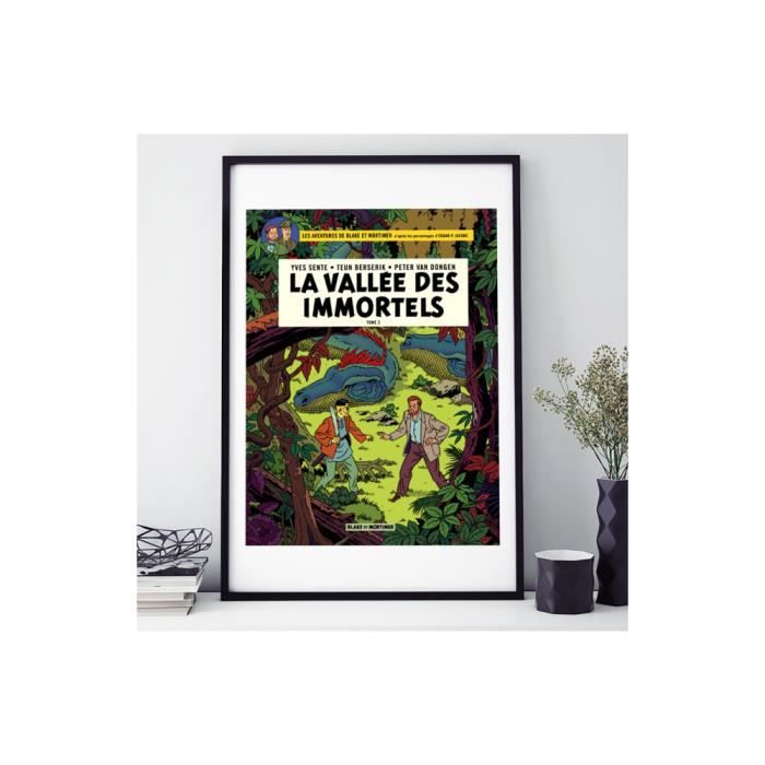 Poster affiche offset Blake et Mortimer, La vallée des immortels T2 ...