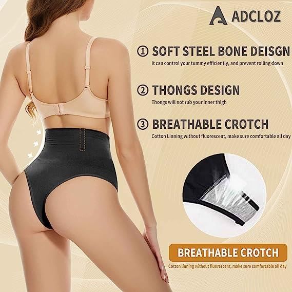 Culotte de maintien femme ventre plat, string taille haute invisible ventre plat, culotte de ...