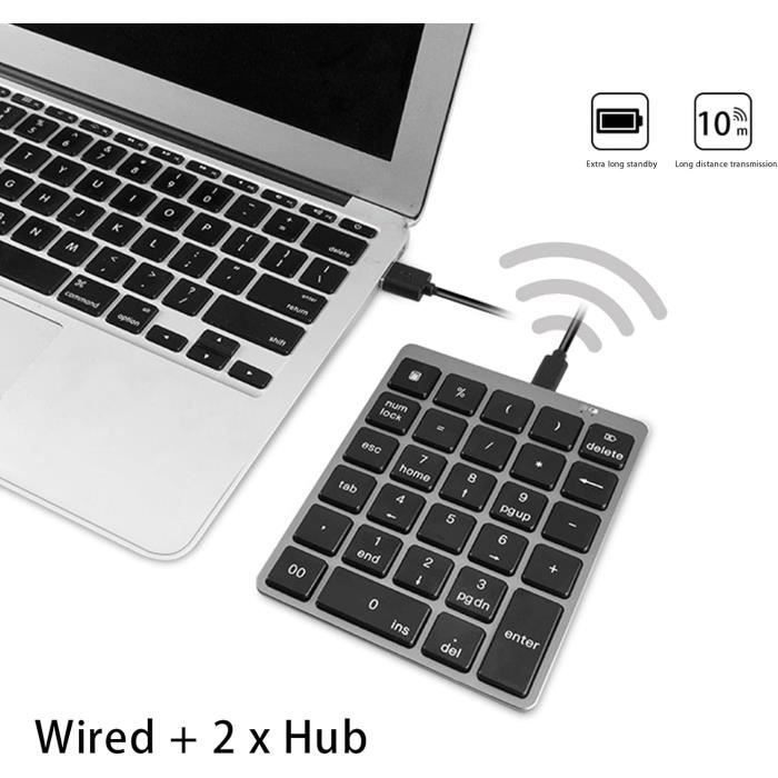 Pavé Numérique À 28 Touches, Clavier Numérique Avec Connexion Double ...