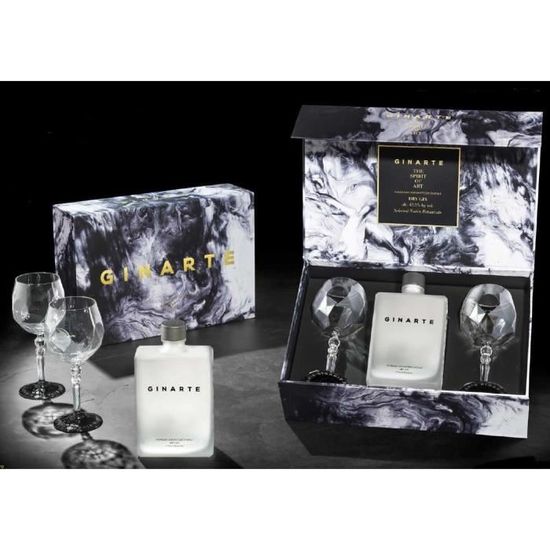 GINARTE DRY GIN 13 NATIVE BOTANICALS ITALY 70 CL GIFT BOX WITH TWO ...