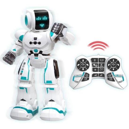 Xtrem Bots- Robbie, Robot télécommandé Enfants, Jouets interactifs ...