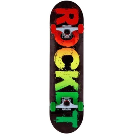 Complet Rasta Fade Skateboard Mixte Adulte, Multicolore, 8 In[u462 ...