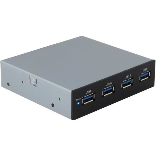 Baie Floppy 4 Port Usb 3.0 Hub (Interne)[u1856] - Cdiscount Informatique