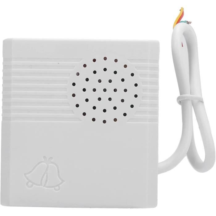 Sonnette filaire DC 12V, sonnette filaire externe ignifuge et robuste ...