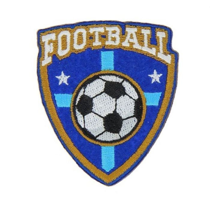 Patch Ecusson Thermocollant Blason Football 5,50 x 6,50 cm - Cdiscount ...