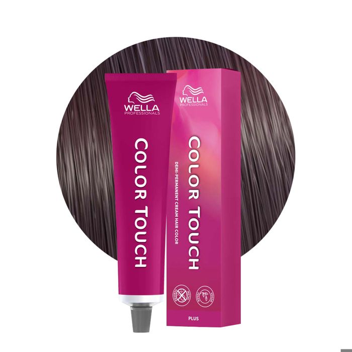 Wella Color Touch Plus 55/06 Châtain Clair Intense Violet Naturel 60ml ...