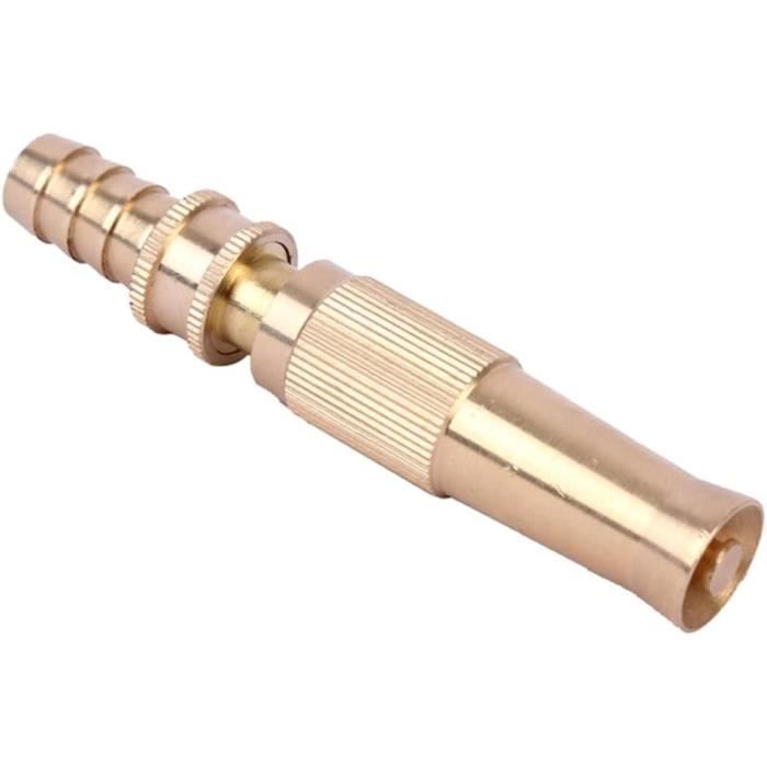 Buse De Tuyau En Laiton Buse De Tuyau D'Arrosage Haute Pression Pistolet De Pulvérisation D'Eau ...