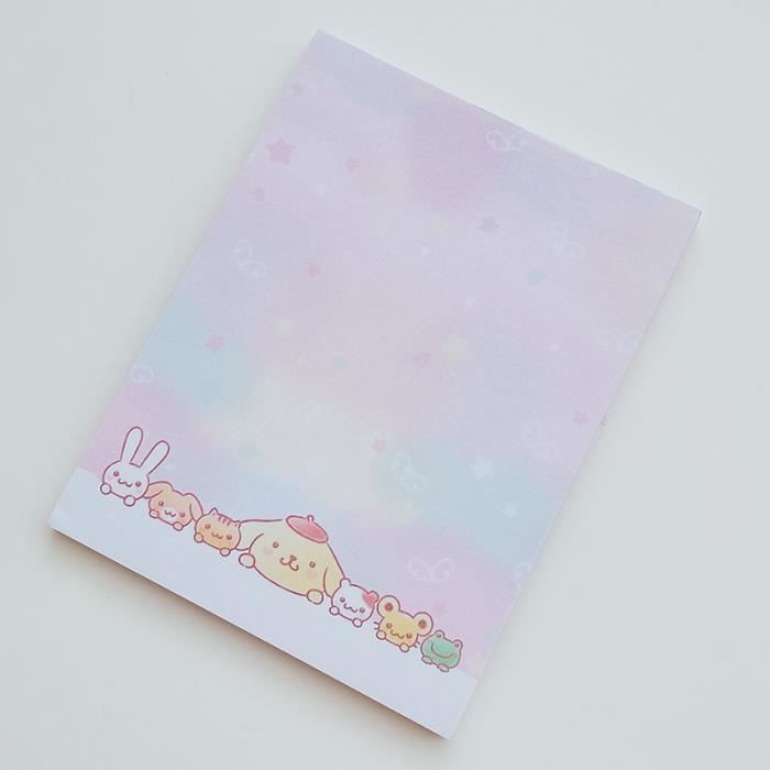 Bloc Notes décoratif dessin animé Kawaii, 50 feuilles-paquet, bloc ...