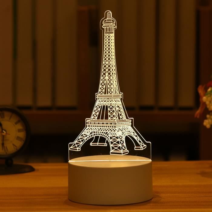 Veilleuse Led 3d En Acrylique Pour Enfants, Veilleuse Romantique, Ours ...