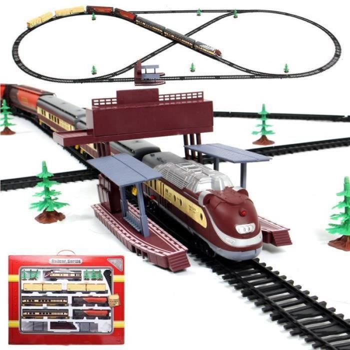 Train de course électrique voiture longue vapeur Train 94 mètres train ...