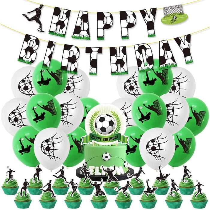 Décoration Anniversaire Football, Deco Anniversaire Football, Ballons ...