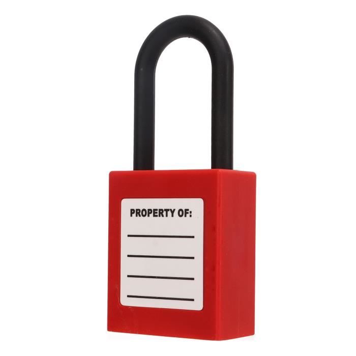 Cikonielf Atyhao Safety Padlock Set 10 Pcs Lockout Tagout Lock, Nylon ...