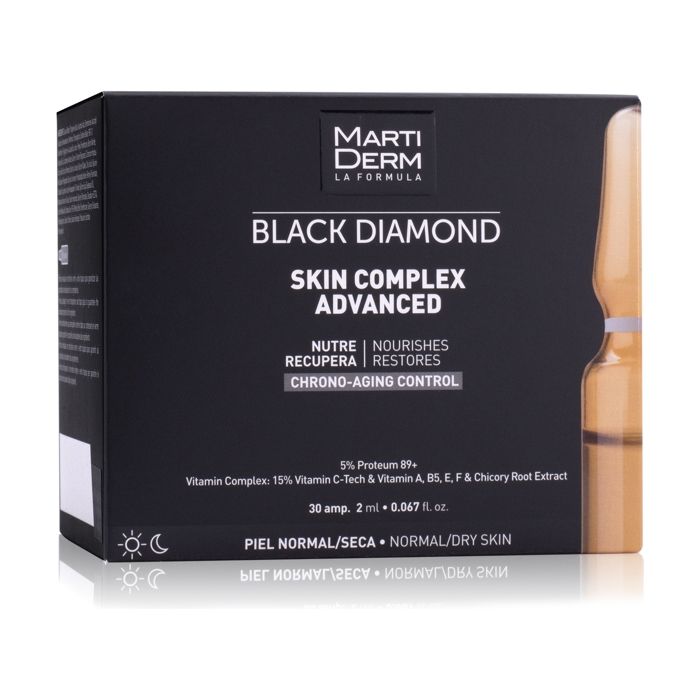 MartiDerm Black Diamond Skin Complex + 30 ampoules - Cdiscount Santé ...