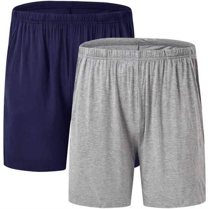 Femme Bas de Pyjama Court Pantalon Shorts Doux Modal Vêtements de Nuit ...