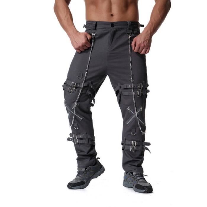 Tenue professionnelle,pantalon Cargo à fermeture éclair pour homme ...