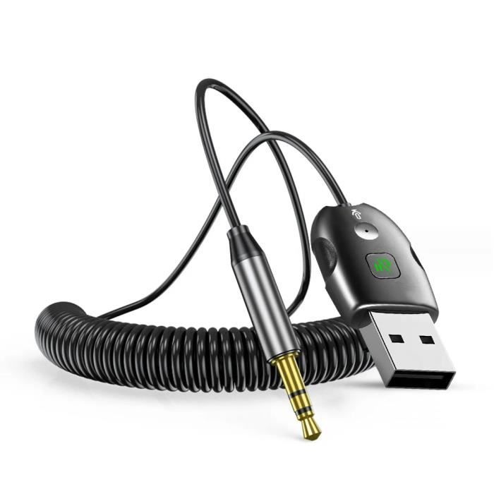 Adaptateur USB Bluetooth mx pour voiture,récepteur sans fil ...