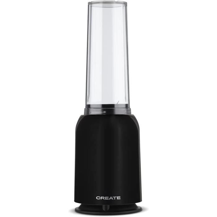 CREATE-MOI SLIM-Blender avec verre amovible Noir-Capacité de 400 ml ...