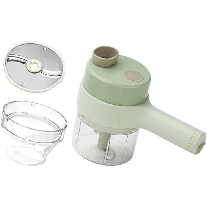 4 En 1 De Poche Électrique Légumes Cutter Set Mini Sans Fil Électrique ...