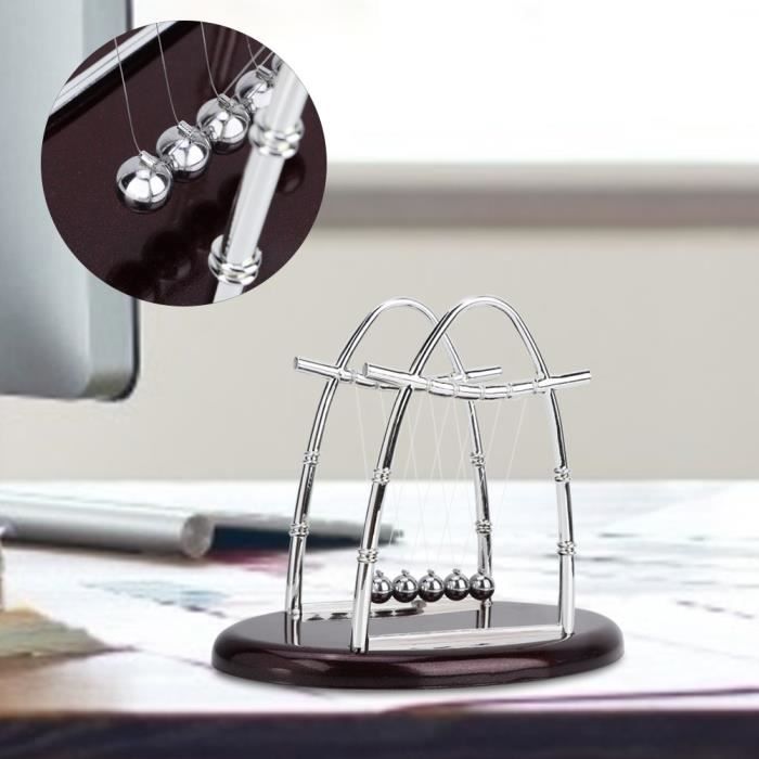 REN Pendule à Boules de Newton Balançoire d'équilibre Décoration Bureau ...