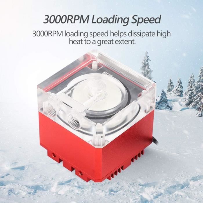 Computer Water Pump, Pc Water Cooling Integrated Water Pump, 3000Rpm ...