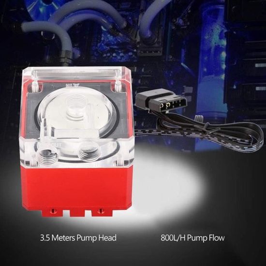 Computer Water Pump, Pc Water Cooling Integrated Water Pump, 3000Rpm ...