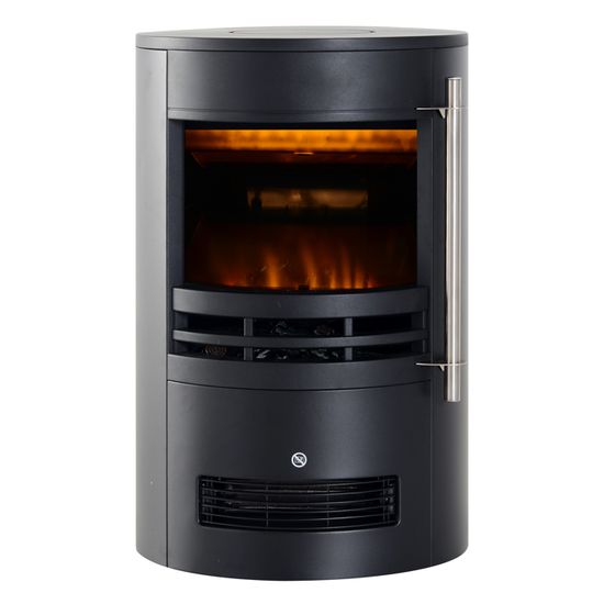 Elektrokamin mit Heizung, elektrischer Kamin mit LED Flammeneffekt, 900 ...