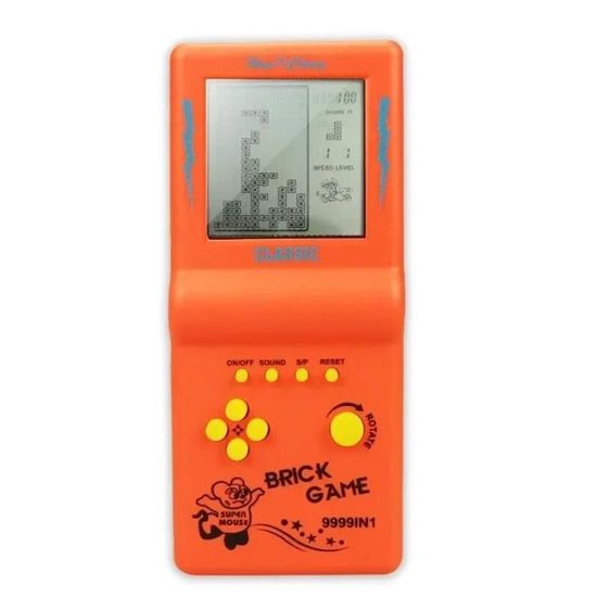 Console de jeu électronique pour enfants - Orange - Jeux de briques et ...